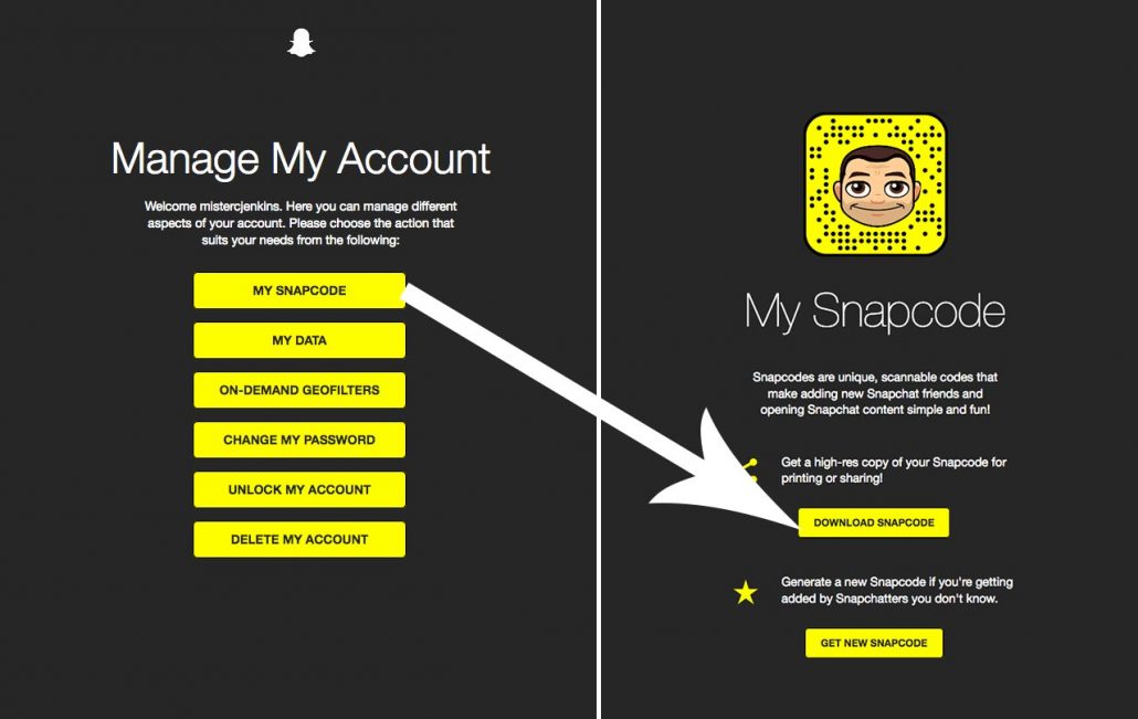 How to create a custom snapcode - AltGirl Media, a creative web design & marketing agency